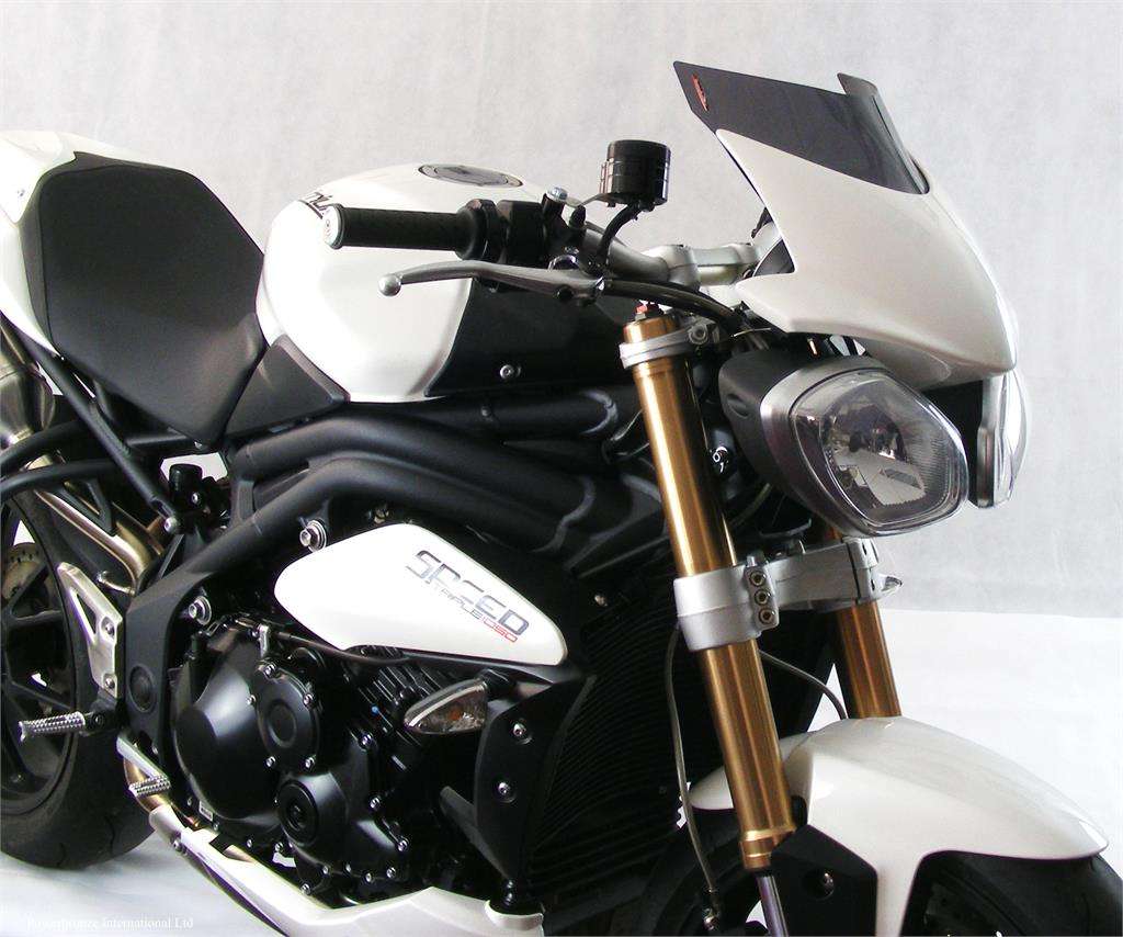 Powerbronze Windschild Scheinwerfer TRIUMPH Speed Triple 1050 (R) 150mm hoch | Powerbronze